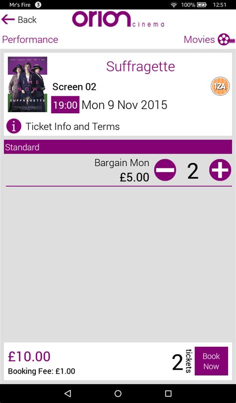 Orion Cinema Burgess Hill App On The Amazon Appstore