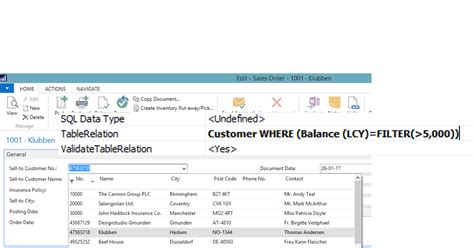 Microsoft Dynamics Nav Business Central Table Relations In Dynamics Nav