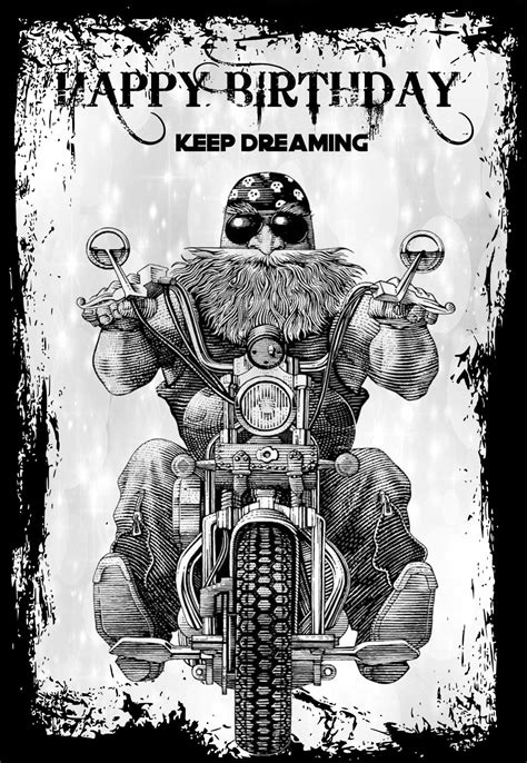 Printable Birthday Cards With Motorcycles On Them Personalised Quad