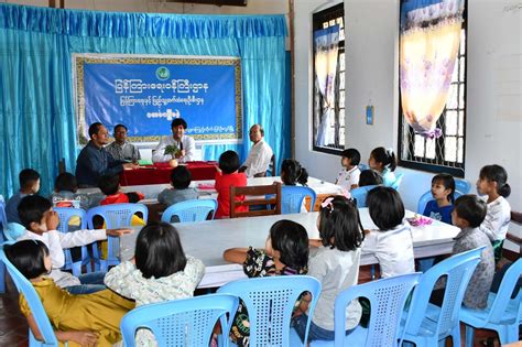 ပြင်ဦးလွင်ခရိုင်၊ လူထုအခြေပြုဗဟိုဌာန Community Centre ခန်းမတွင် ကျောင်းသား လူငယ်များအတွက် အထ