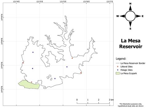 A Map For Illustrative Purposes Created Using Gis Software Arcgis Or
