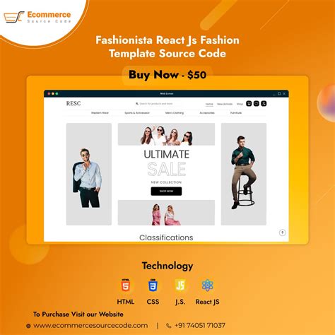 Ecommercesourcecode On Linkedin Ecommerce Reacttemplate Html Css