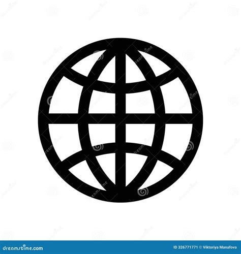 Lon In Website Icon Monochrome Simple Web Design Icon For Templates Web Design And