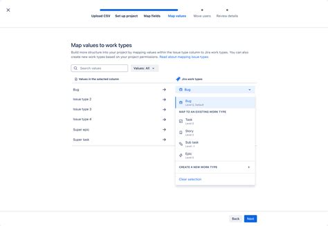 Map Column Data To Work Types Jira Cloud Atlassian Support
