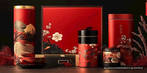 Ai创作图新春包装设计 龙年包装文创 年货包装设计 龙年文创包装设计 茶礼包装 年礼原创吉祥喜庆 新年茶叶包装 新年包装设计 春节包装设计 红茶罐包装设计 传统元素包装 茶品包装 新年食品包装