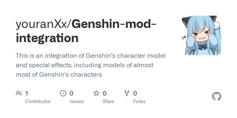 GitHub YouranXx Genshin Mod Integration This Is An Integration Of Genshin S Character Model