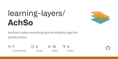 GitHub Learning Layers AchSo Android Video Recording And Annotation App For Construction