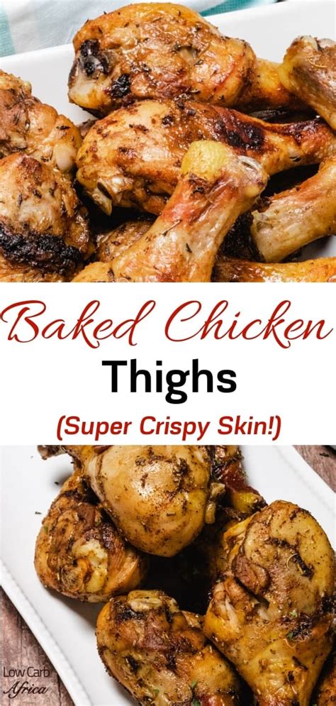 Crispy Skin Baked Chicken Drumsticks Low Carb Africa