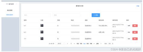 Vue前端elementuispringboot后端动态显示管理员数据（elementui表格，vue数据集成，element表格的基本