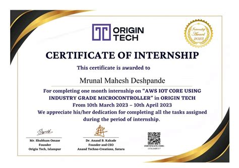 Mrunal Deshpande On Linkedin Internship Tech Aws Arduino