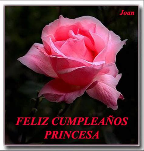 Feliz cumpleaños Princesa te lo desea de corazón