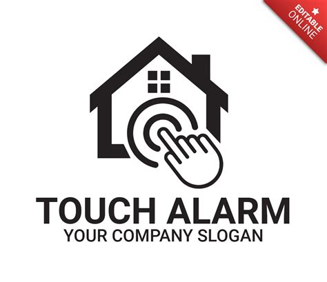 Touch Alarm Logo Design Template Free Design Template