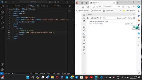 Sreya Surakarapu On Linkedin A Sample Program In Javascript