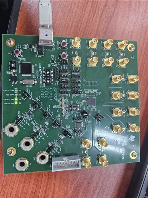 Cdcm6208v2evm How To Connect To The Cdcm6208v2evm With Gui Clock