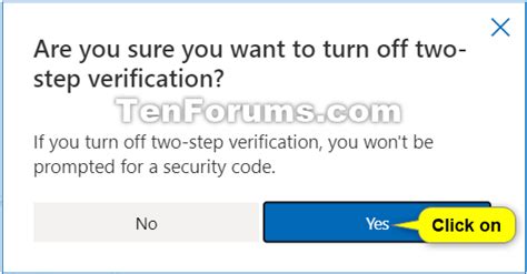 Turn On Or Off Microsoft Account Two Step Verification Tutorials