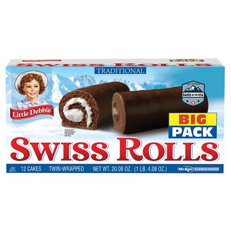 Assortit Little Debbie Swiss Rolls Chocolate Cake With Creme Filling