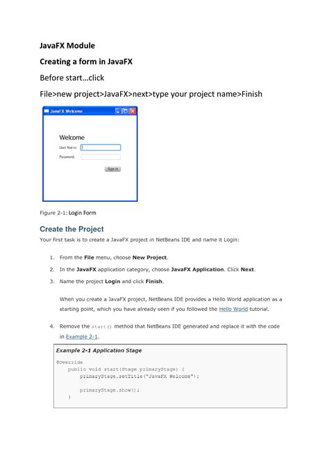 SOLUTION Javafx Module Create Login Form Studypool