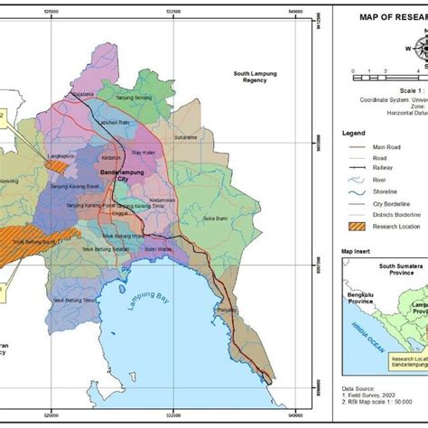 Map Of Research Location Source Produced By Authors 2023 Download