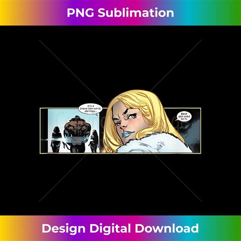 Marvel House Of X Emma Frost Brave New World Comic Panel Tan Inspire