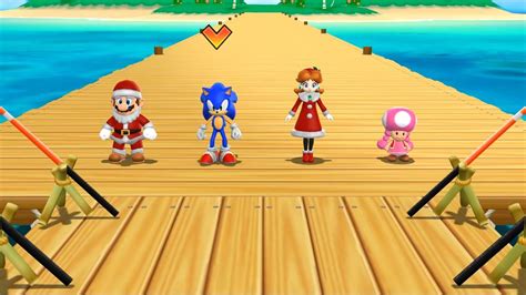 かちぬきバトル 『マリオパーティ9』すべてのミニゲーム マリオ Vs ソニック Vs デイジー Vs キノピオマスターcom