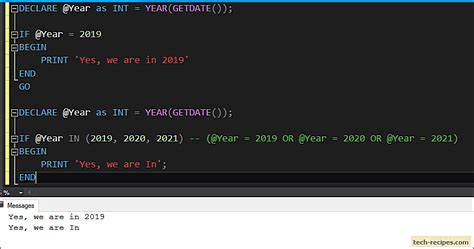 How To Use Ifelse Statement In Sql Server