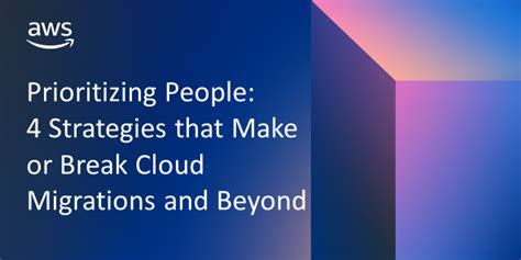 Prioritizing People 4 Strategies That Make Or Break Cloud Migrations And Beyond Aws Reinvent