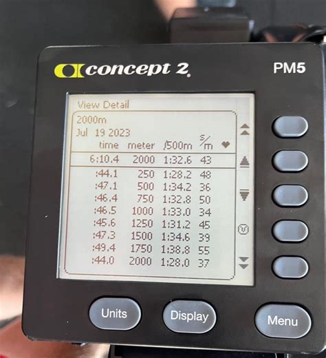 Latest Erg 😗 R Rowing