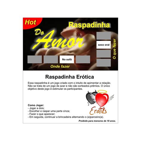 Kit C Raspadinha Erotica Sex Shop Produtos Shopee Brasil