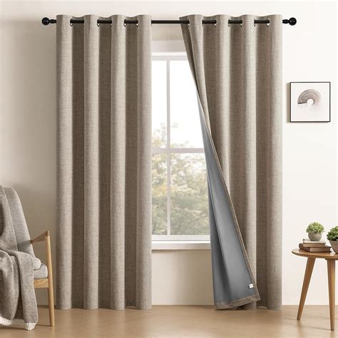 Cucraf 100 Total Blackout Curtains 54 Length For Window