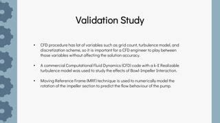 CFD Approach Of Mixed Flow Submersible Pump PPTX