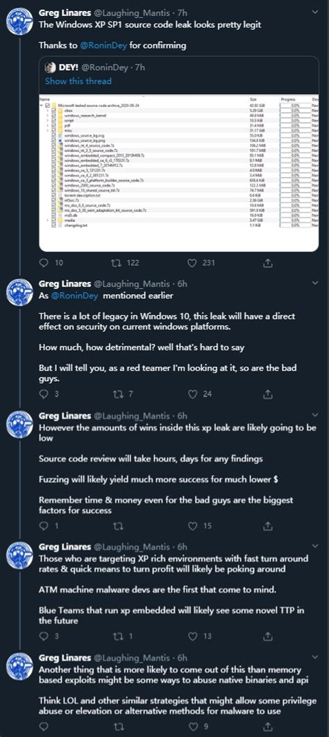 Windows XP Source Code Leaked Task Boot