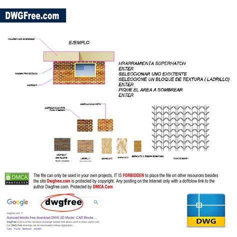 Drawing Brick For Texturing Facades Cad 2d Dwg Block