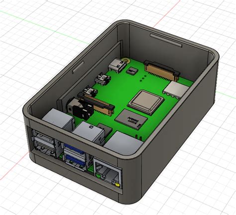 Raspberry Pi 4 Case By Razzorone Download Free Stl Model