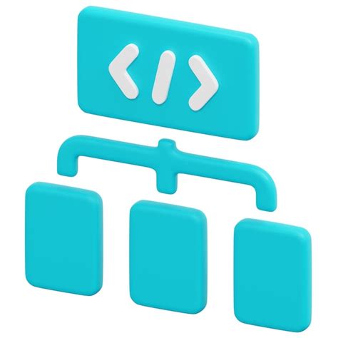 premium photo framework 3d render icon illustration