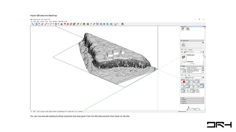 Sketchup Tutorial Creating Contour Model From Geomaps Data Digital Research Hub