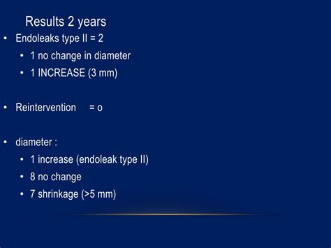 Ppt Preventive Treatment Of Type Ii Endoleak Powerpoint Presentation Id 2268425