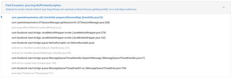 Bug Comopentokreactnativeutilseventutilspreparejssessionmap