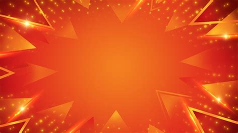 신선한 오렌지 골든 레드 트라이앵글 다각형 로얄 어워드 그래픽 배경 스파클 우아한 광택 현대 반짝이 템플릿 럭셔리 프리미엄 기업