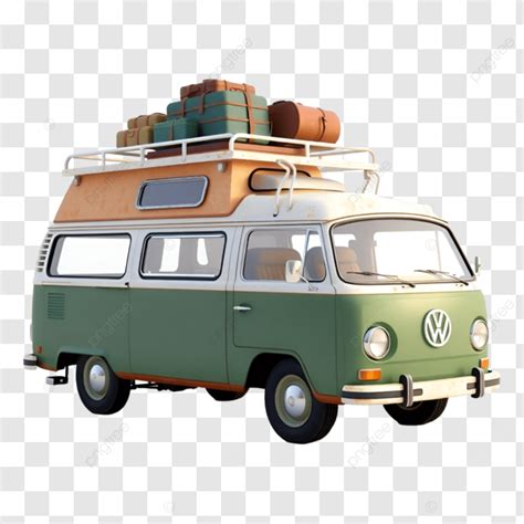 루프 랙 수하물이있는 클래식 빈티지 캠퍼 밴 캠프 차 포도 수확 여행하다 Png 일러스트 및 이미지 에 대한 무료 다운로드 Pngtree