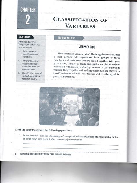 Chap 2 Classification Of Variables Pdf