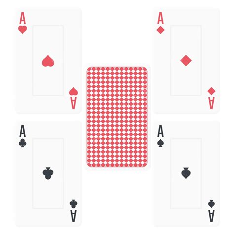 포커 카드 소재 에이스 앞면 뒷면 벡터 포커 카드 재료 벡터 Png 일러스트 및 벡터 에 대한 무료 다운로드 Pngtree