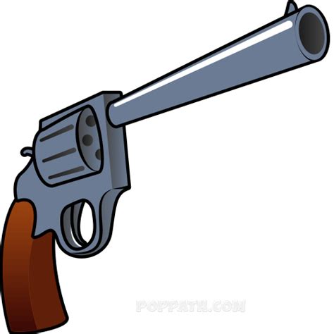 How To Draw An Easy Gun Pop Path