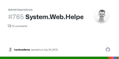 system web helpers crypto · issue 765 · dotnet aspnetcore · github