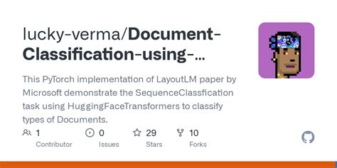 GitHub Lucky Verma Document Classification Using LayoutLM This