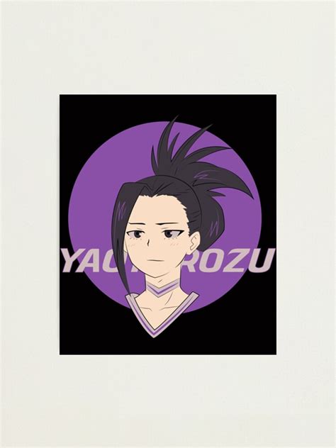 Momo Yaoyorozu My Hero Academia Bokunohero Anime Prints Anime Girl Essential Photographic