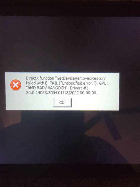 getting this error when running madden 23 on my deck any way to fix it