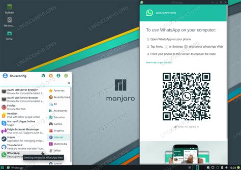 How To Install WhatsApp On Manjaro 18 Linux LinuxConfig