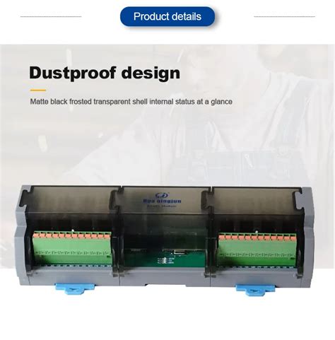 Módulo De Relé De 8 Canales Rs485 Huaqingjun Modbus Rtu Do Control Remoto De Relés Para