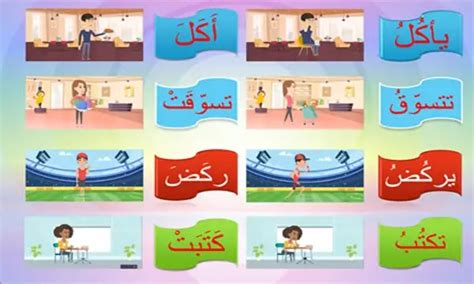 تعليم الأطفال تحويل الفعل المضارع إلى الماضي خطوات شرح الفعل المضارع