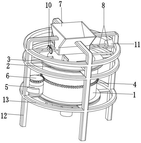 一种空心砌块砖加工用原料混合装置的制作方法